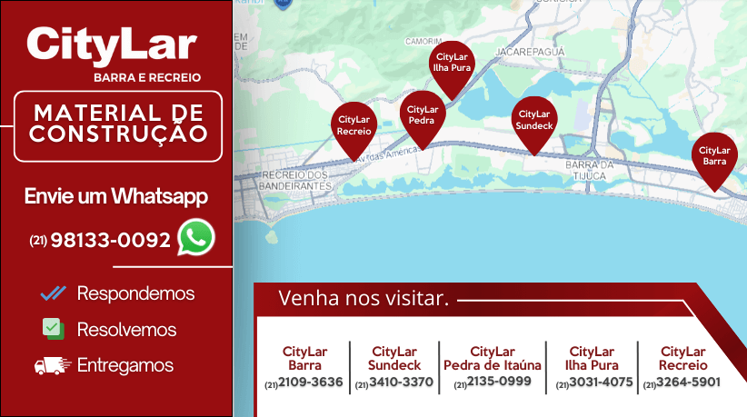 CityLar Barra e Recreio | Loja de Materiais de Construção no Rio de ...